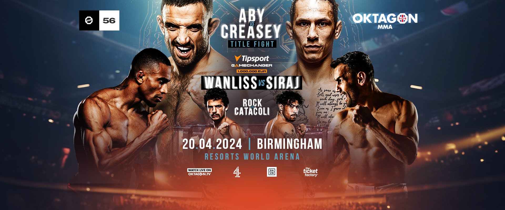 OKTAGON 56: ABY VS. CREASEY | OKTAGON MMA